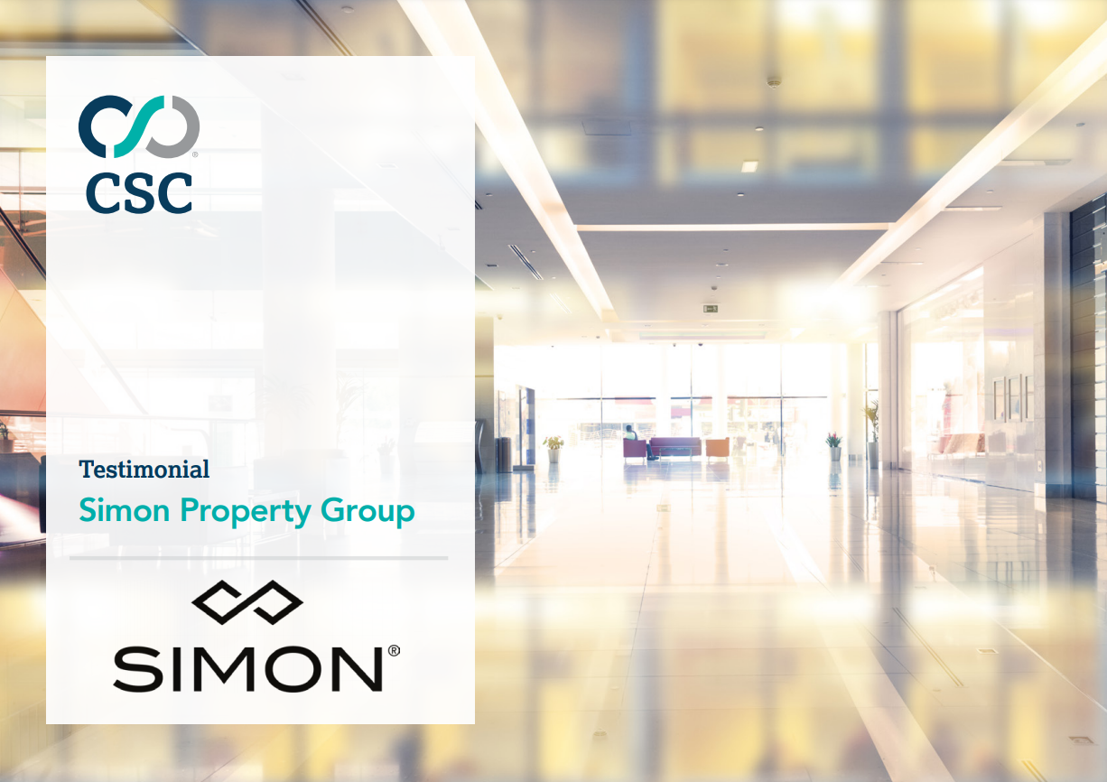 Simon Property Group endorses CSC | CSC